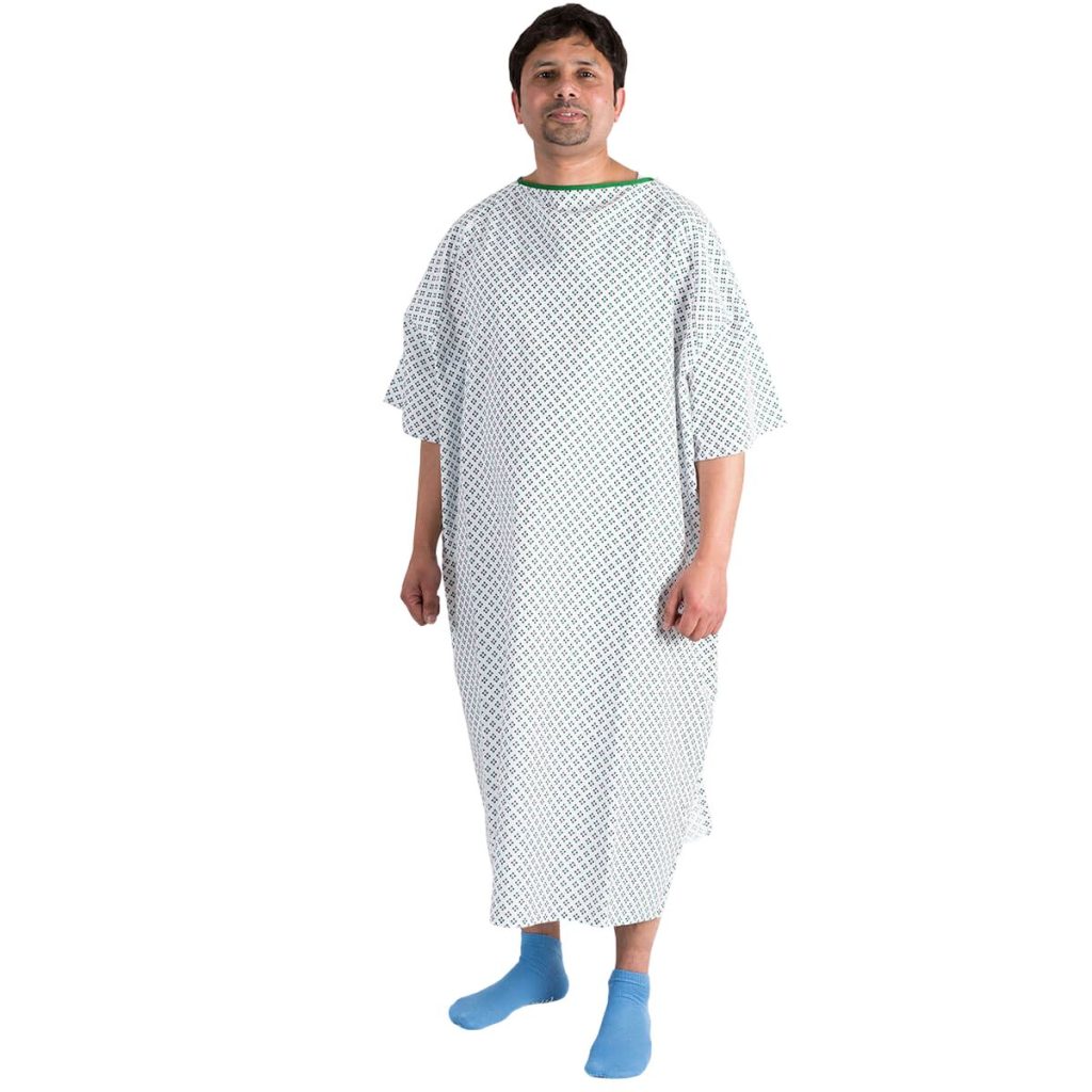 How to Wear a Hospital Gown | Patient Gowns | Interweave