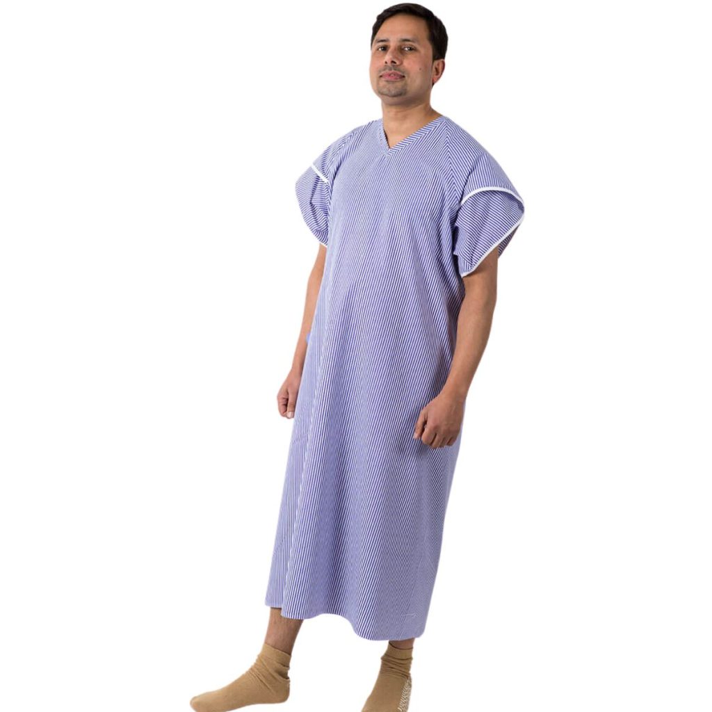 How to Wear a Hospital Gown | Patient Gowns | Interweave