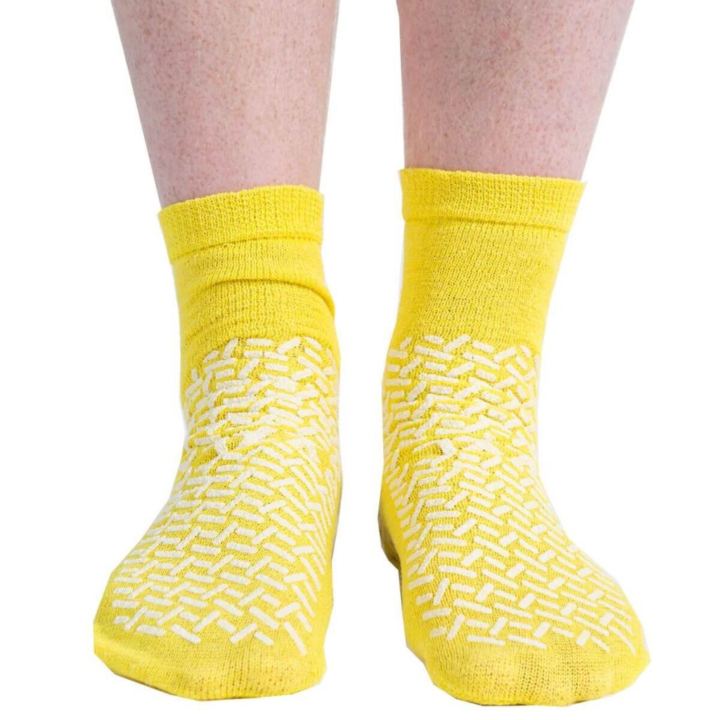 XL Non Slip Socks For The Elderly & Patients | Interweave