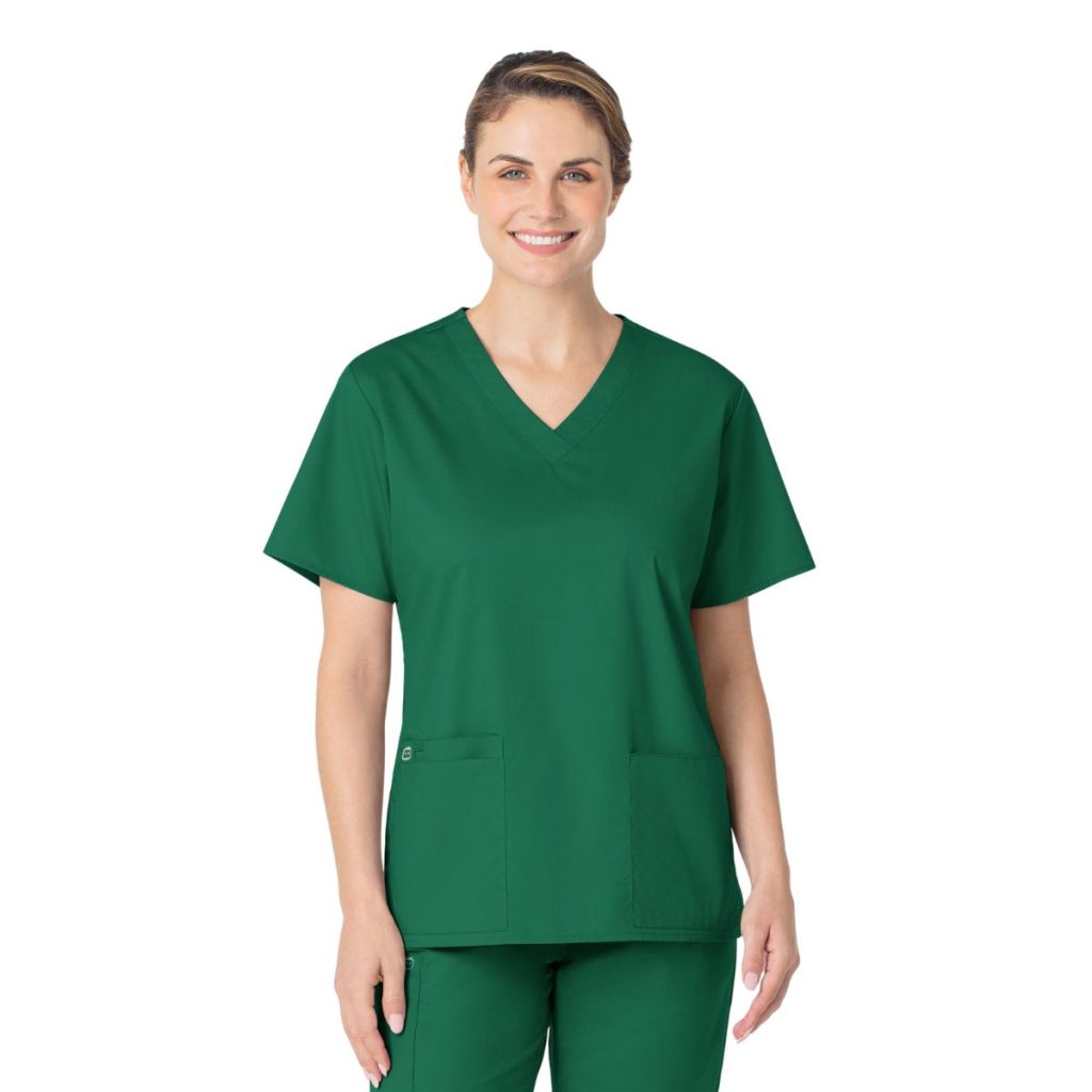Hunter Green Scrubs Top | Interweave Healthcare UK