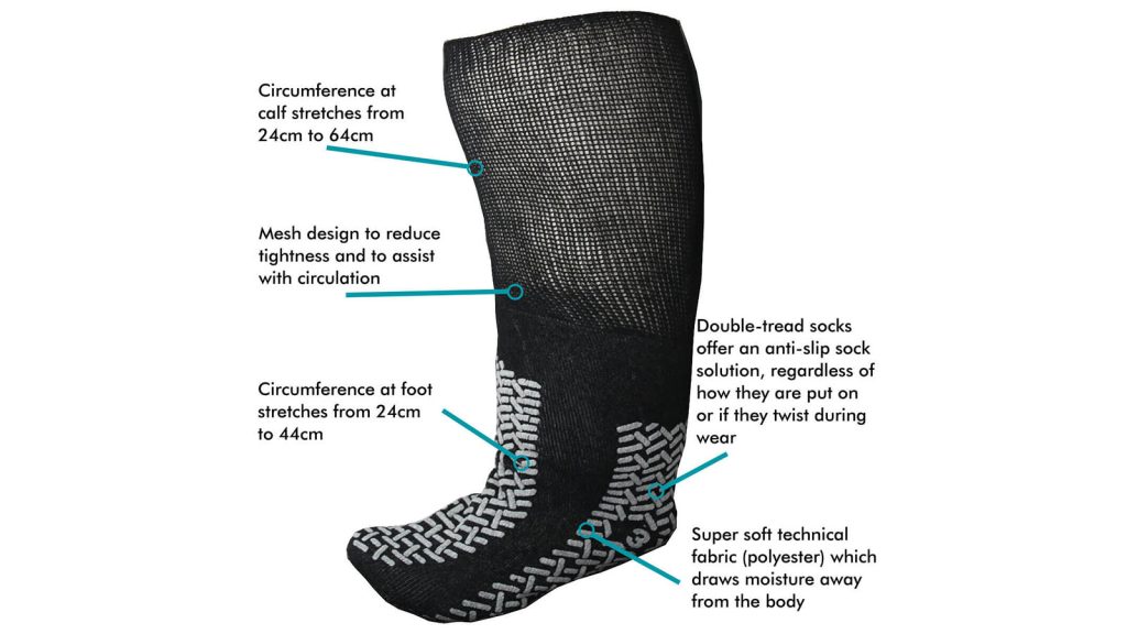 Bariatric non slip socks - Interweave Textiles Ltd